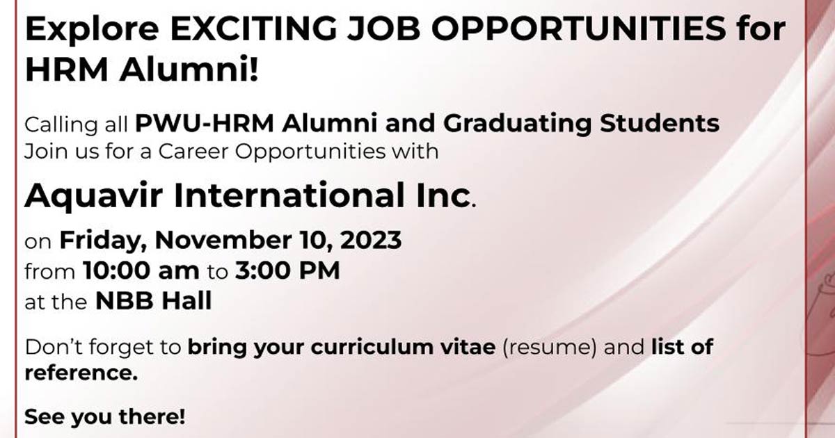 Careers – Philippine Women's University